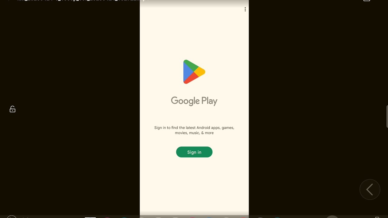 sign in to find the latest Android apps, games, movies, music & more ...
