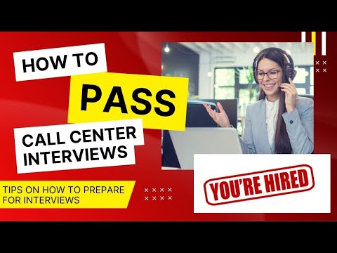 How To Pass Call Center Interviews | Best Tips and Practices. - YouTube