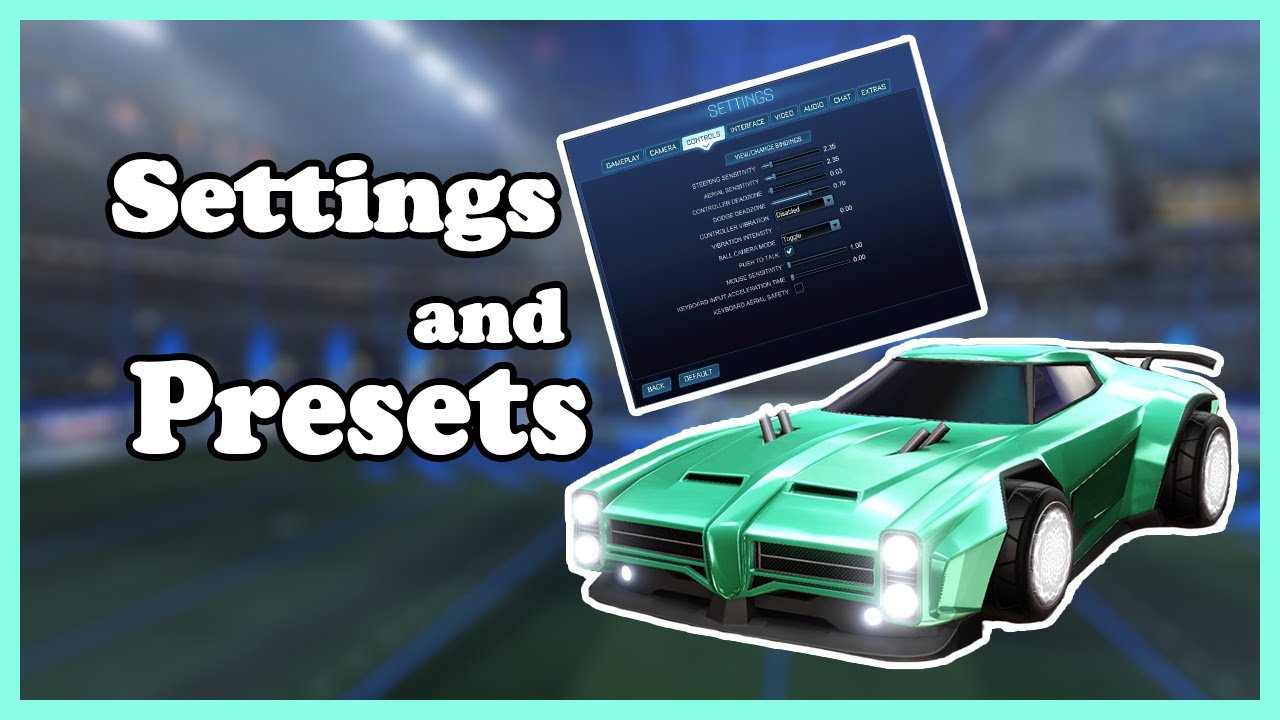 ALL OF MY ROCKET LEAGUE SETTINGS! | PRO G2 CHICAGO SETTINGS - YouTube