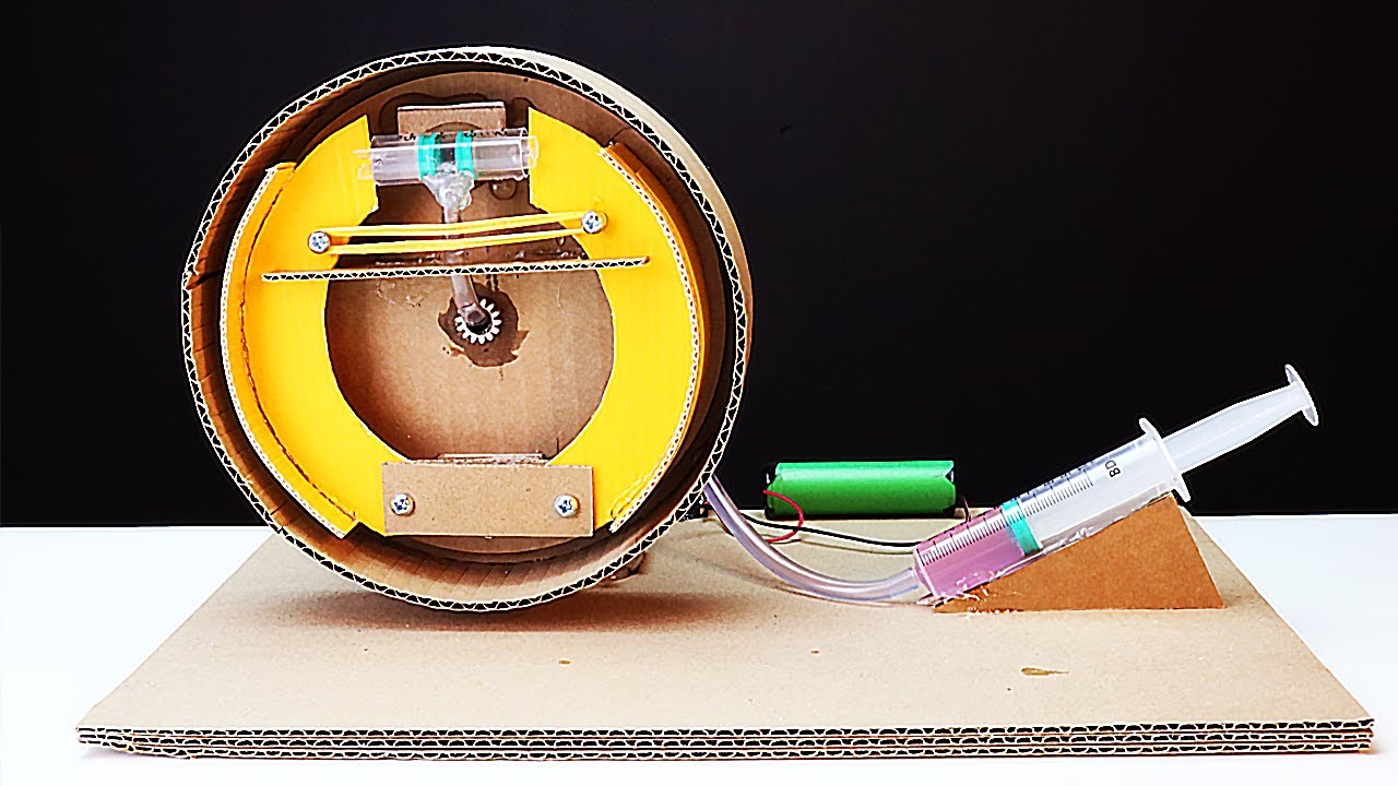 How to Make A Hydraulic Brake Project | Hydraulic Drum Braking System ...