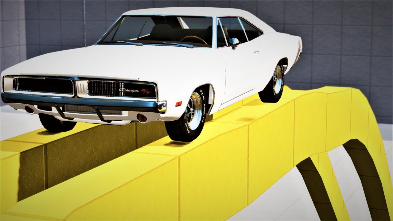 1969 Dodge Charger Wicked (CAR PARKOUR) in Beamng Drive - YouTube