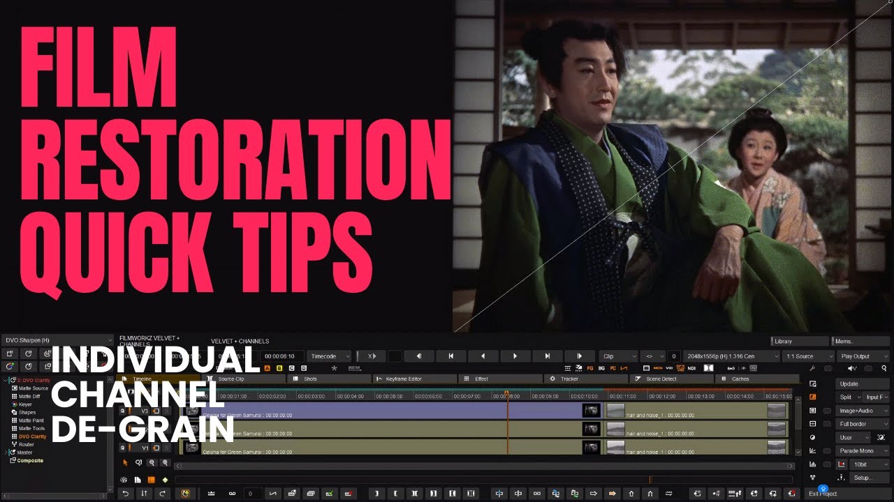 Film Restoration Quick Tips: Channel-Separated Grain Reduction and ...