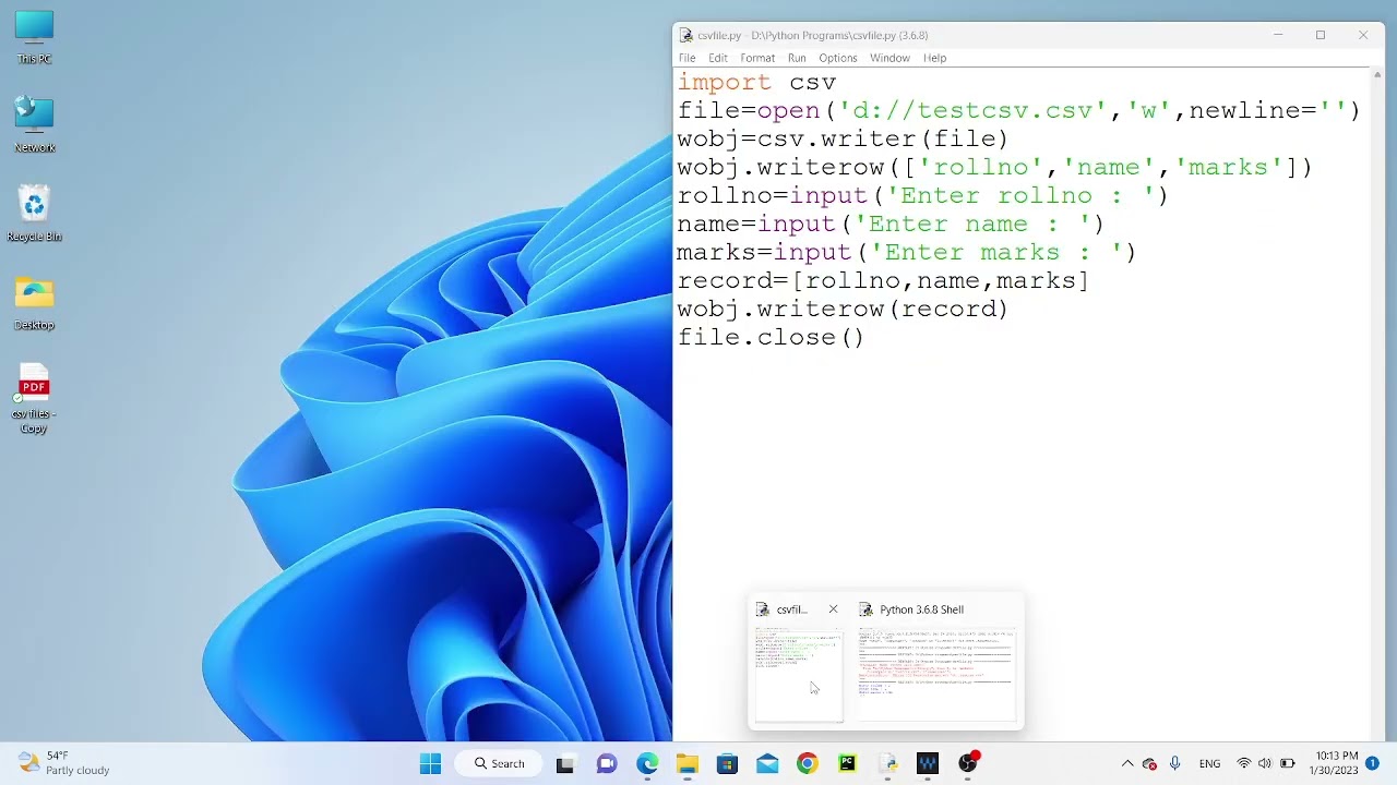 How To Write Into A CSV File YouTube How To Write Into A CSV File YouTube