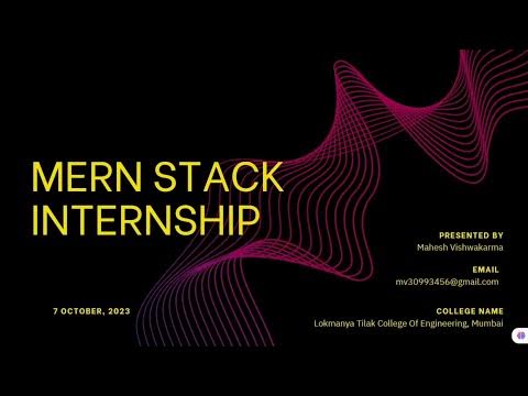 MERN Stack Intern at WSA Academy - YouTube