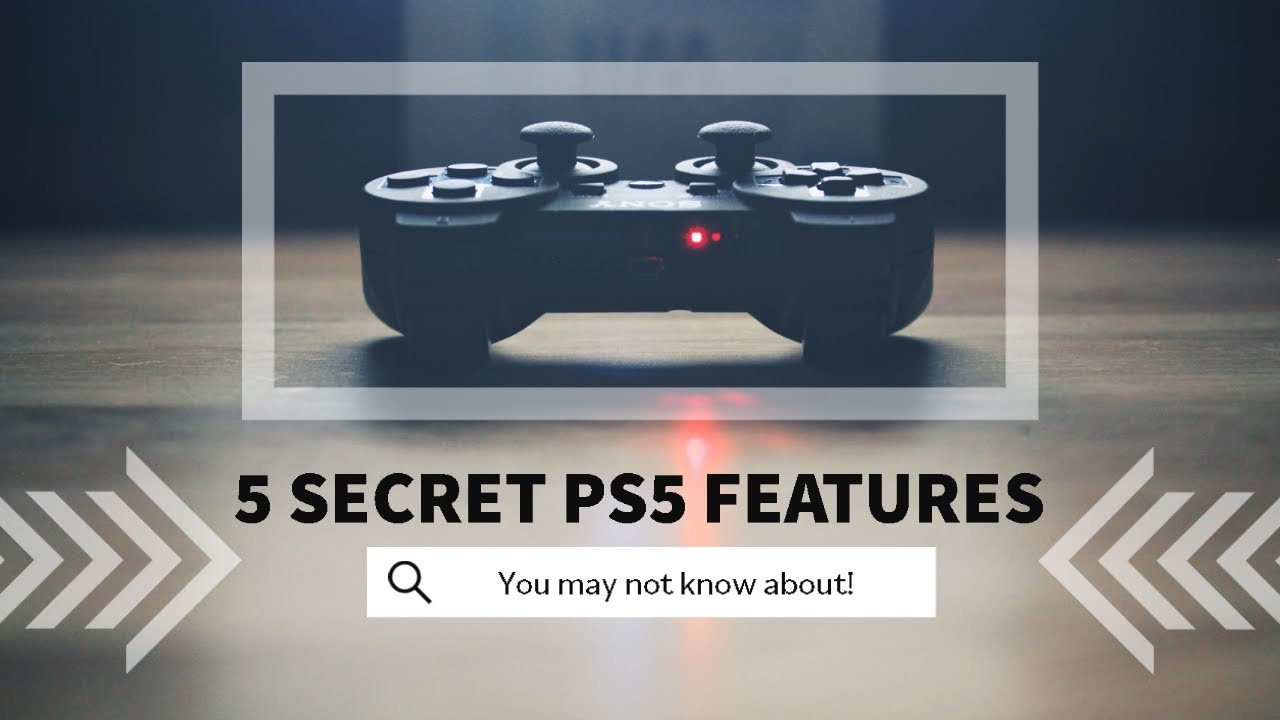 5 Secret PS5 Features - You May Not Know About! - YouTube