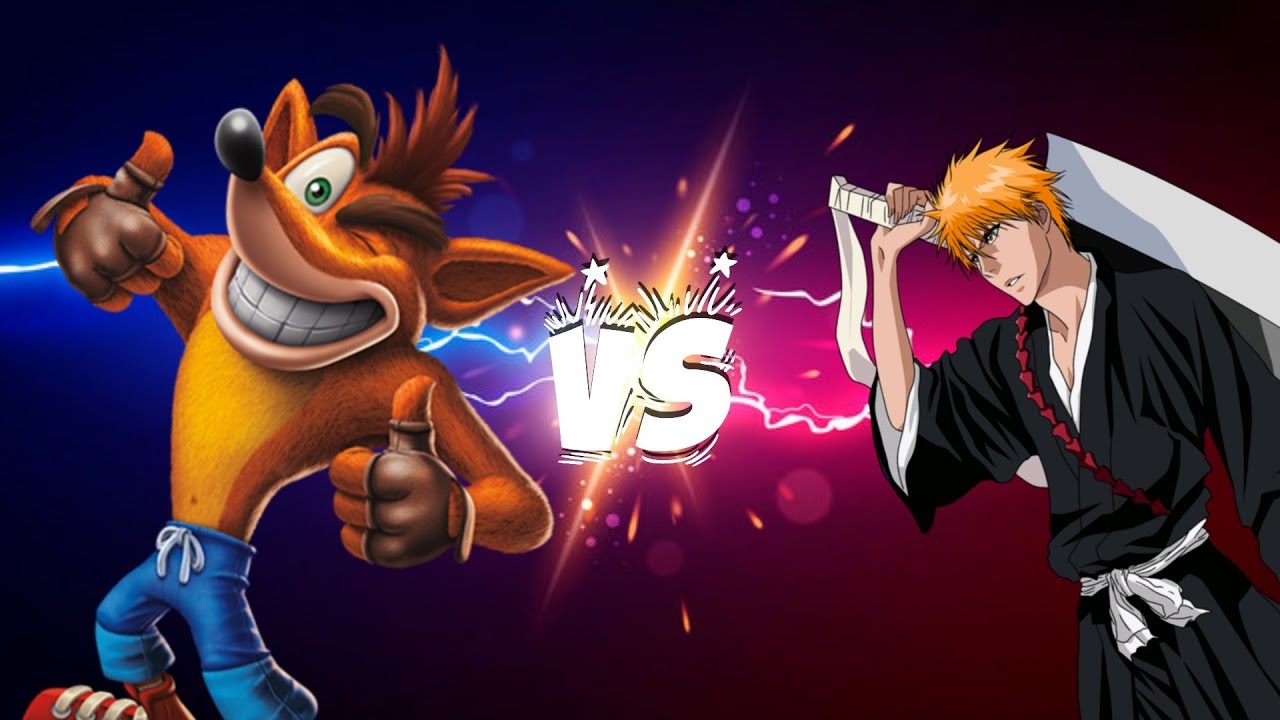 crash bandicoot vs ichigo - YouTube