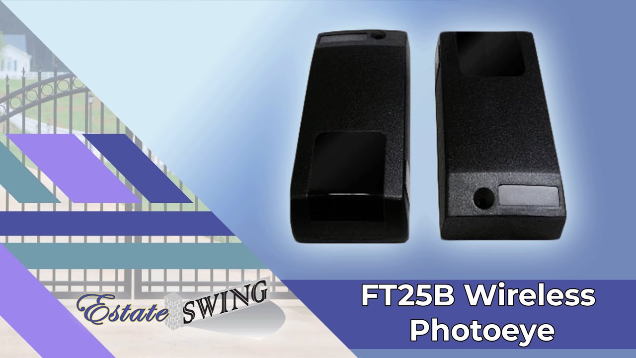 How To Use Estate Swing FT25B Wireless Photoeye for Driveway Gate ...