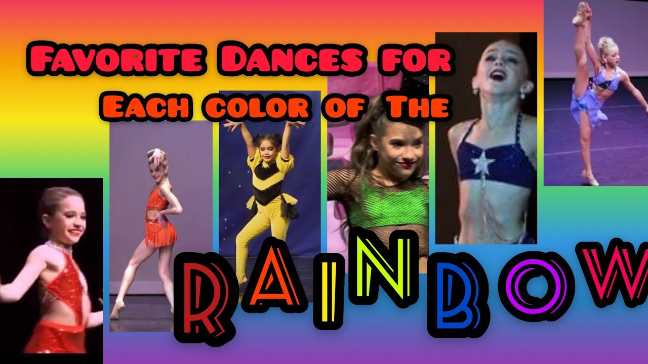 My Top 3 Favorite Dances Of Each Color Of The Rainbow! - YouTube