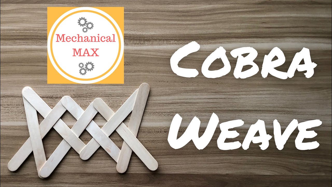 Stick Crafts - Stick Bomb - Cobra Weave - YouTube