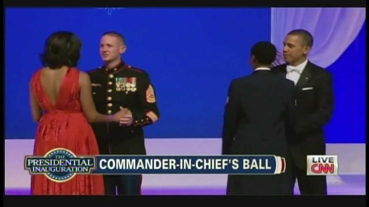 President Obama & Michelle Obama Commander In Chief's Ball Inauguration ...
