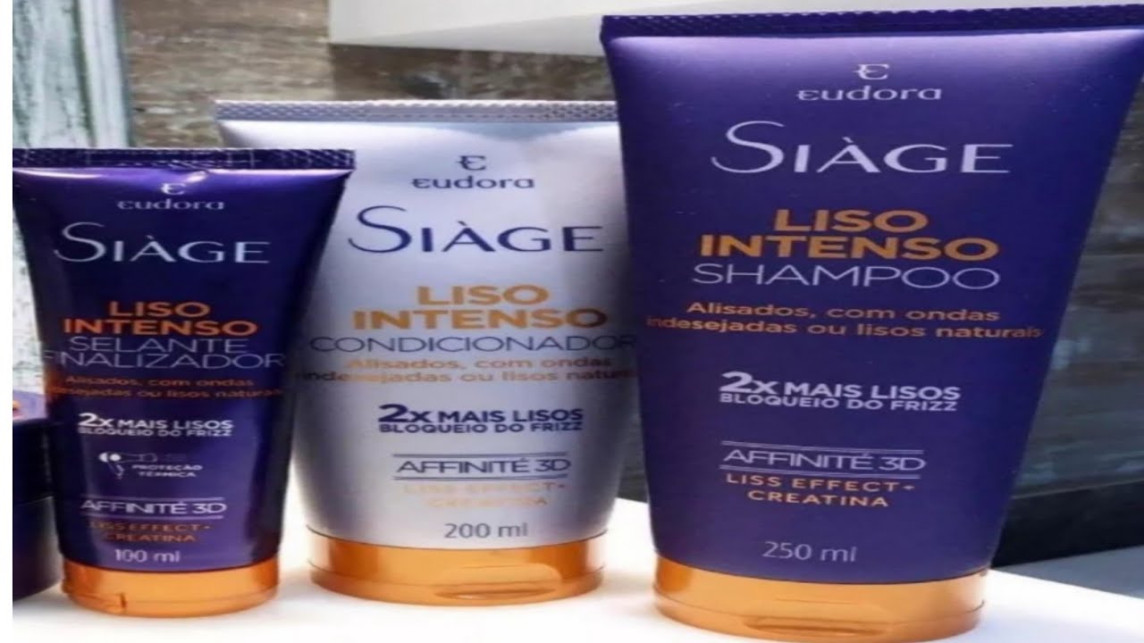 LINHA SIAGE EUDORA - LISO INTENSO - YouTube