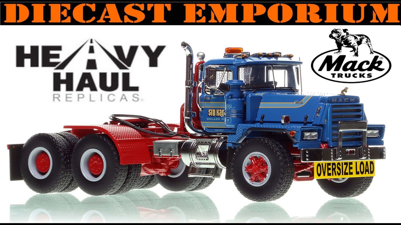 1:50 Scale Heavy Haul Replicas Mack RD800 Tandem Axle Tractor - Sid ...