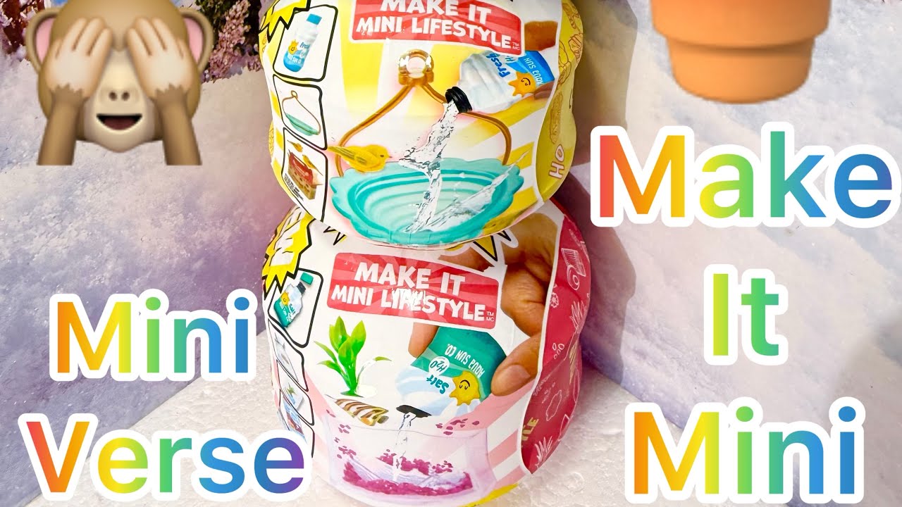Opening & Making The 3-Pack Of Mini Verse Make It Mini 🙈! - YouTube