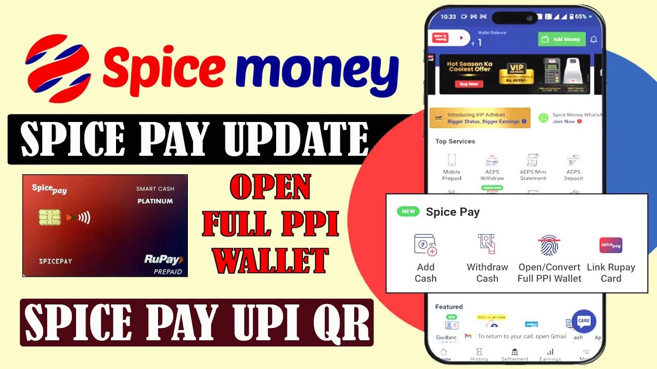 Spice Money New Update | Spice Pay Live - PPI Wallet How To Open & KYC ...