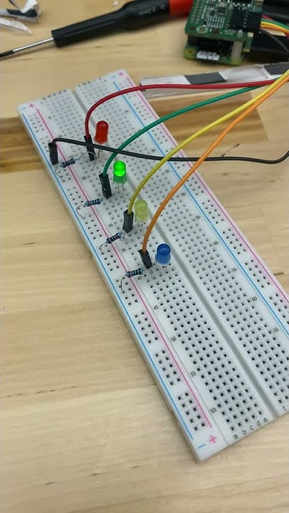 Raspberry Pi: Controlling LED's with Voice BONNET and Python (Student work/ ACP) - YouTube