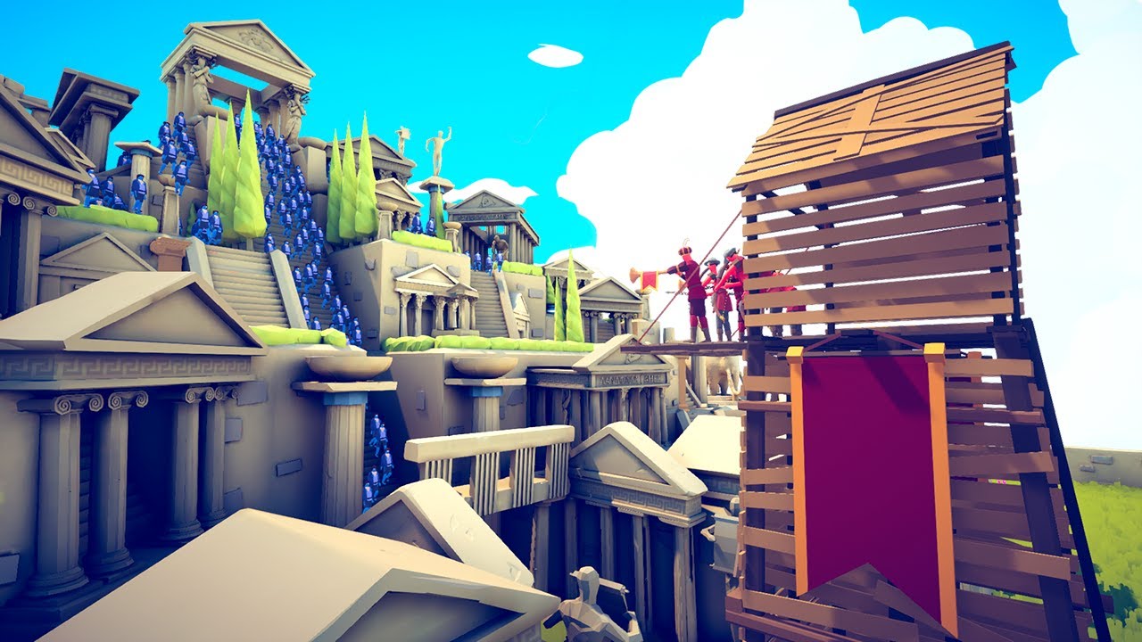 TOWER vs EVERY UNIT (Tower Attacks the Ancient city) 🗼🗼🗼 | Totally ...