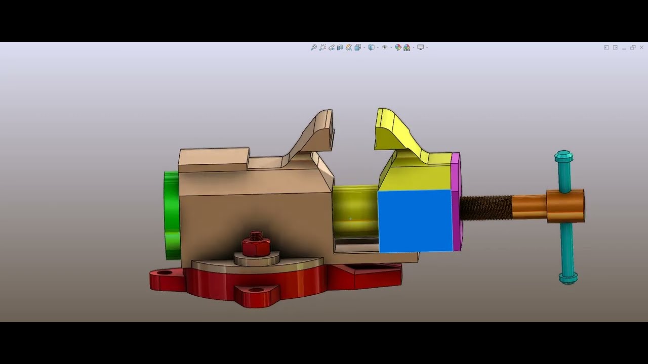 Dassault Systemes SolidWorks#Wilton-Bench Vise# - YouTube