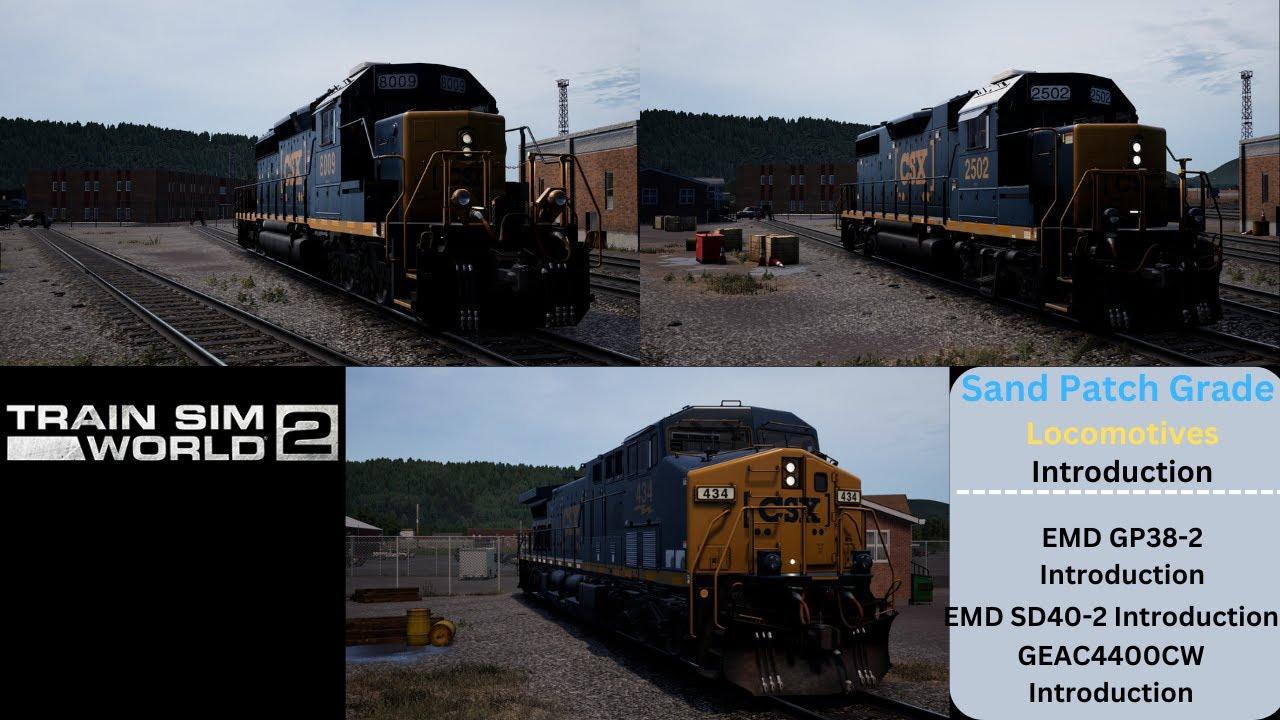 Sand Patch Grade Locomotive Introduction : CSX : Train Sim World 2 ...