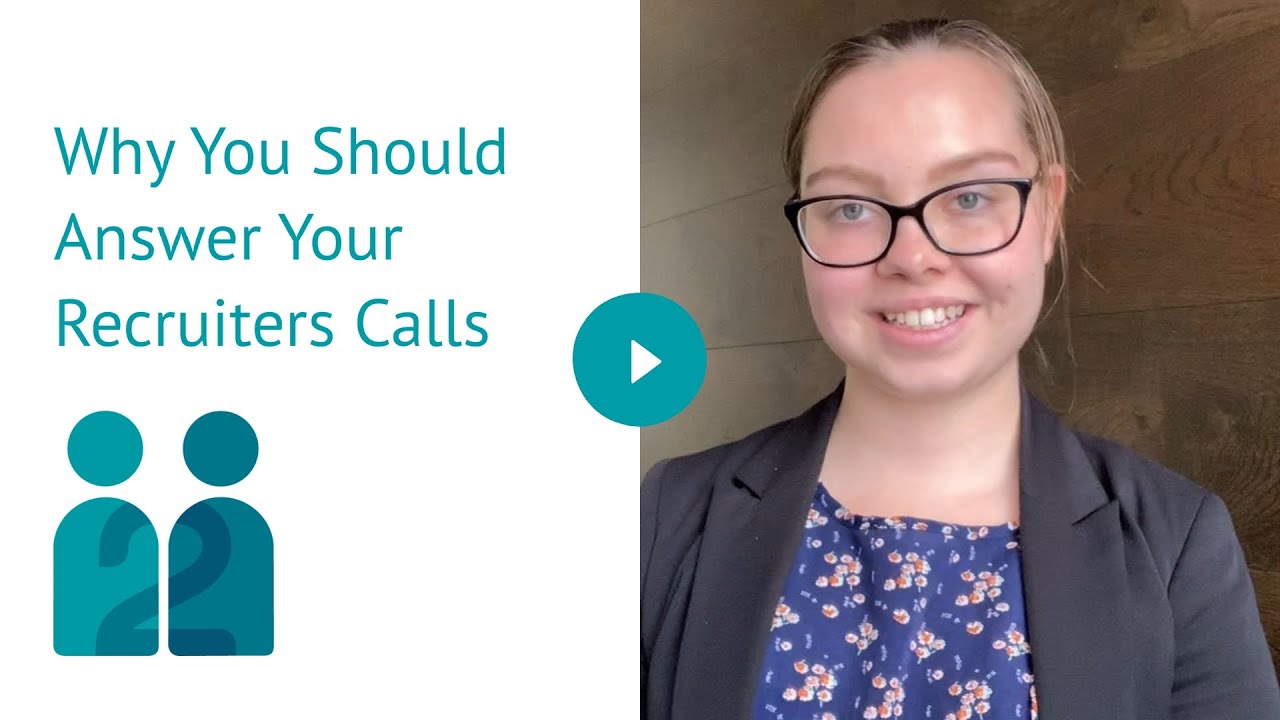 Why You Should Answer Your Recruiters Calls - YouTube