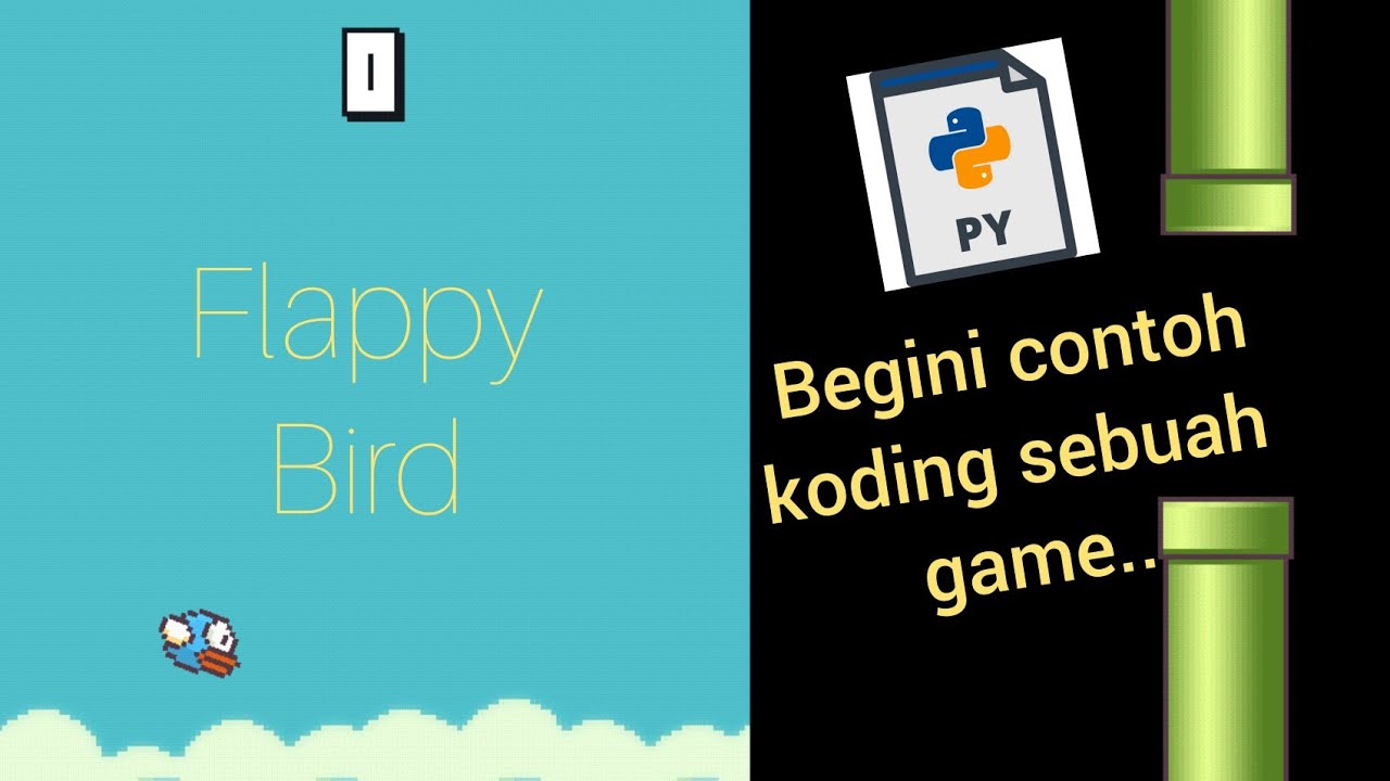 Contoh Coding Flappy Bird Di Pydroid3 Youtube