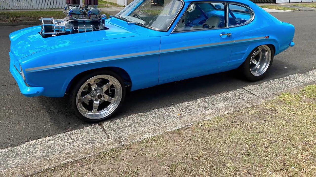 V8 Ford Capri SBF Supercharged, low end torque cruising CRZY69 - YouTube