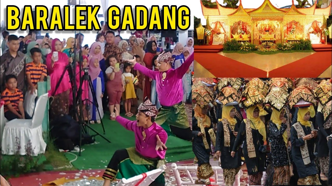 RANG MINANG BARALEK GADANG ‼️SUASANA PESTA PERNIKAHAN ADAT MINANGKABAU ...