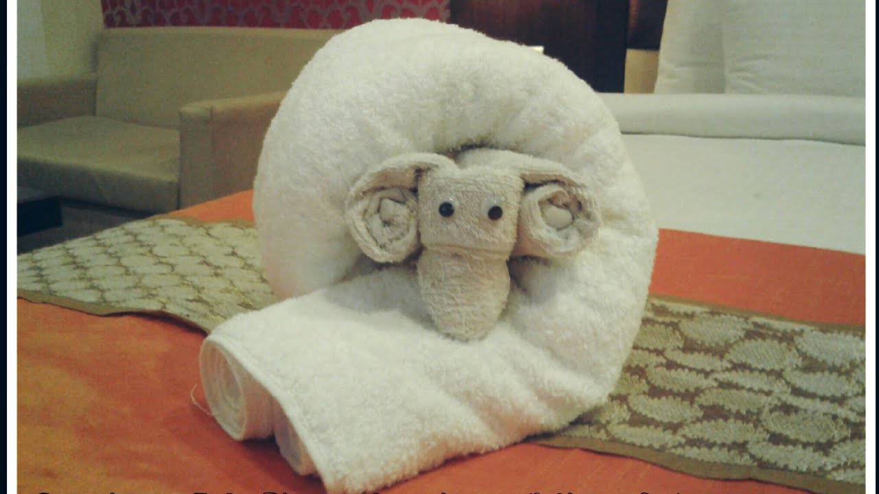 Sheep towel art | how to make towel art #mrgariya | sheep towel art ...