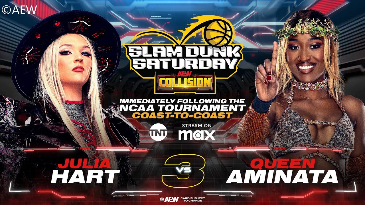 Julia Hart v Queen Aminata / Singles Match / AEW Collision #85 Slam ...