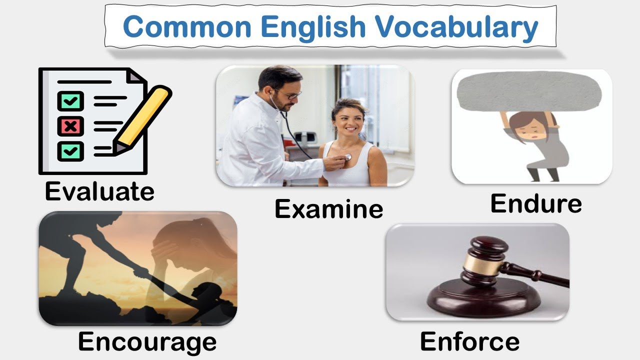 Common English Vocabulary Starts with " E " | Daily use English ...