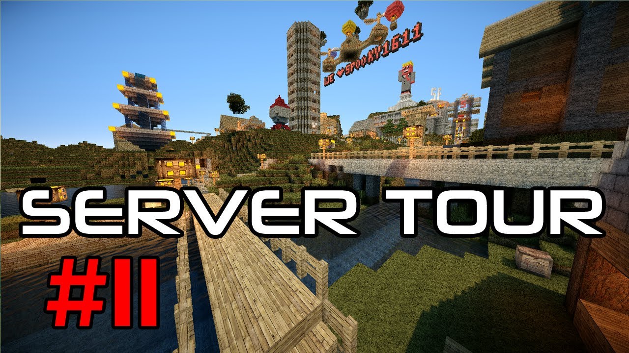 Minecraft Server tour #11 - Avondlicht! - YouTube