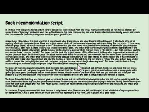 Fast Pitch by Nic Stone | Recommendation by Riya Basi - YouTube