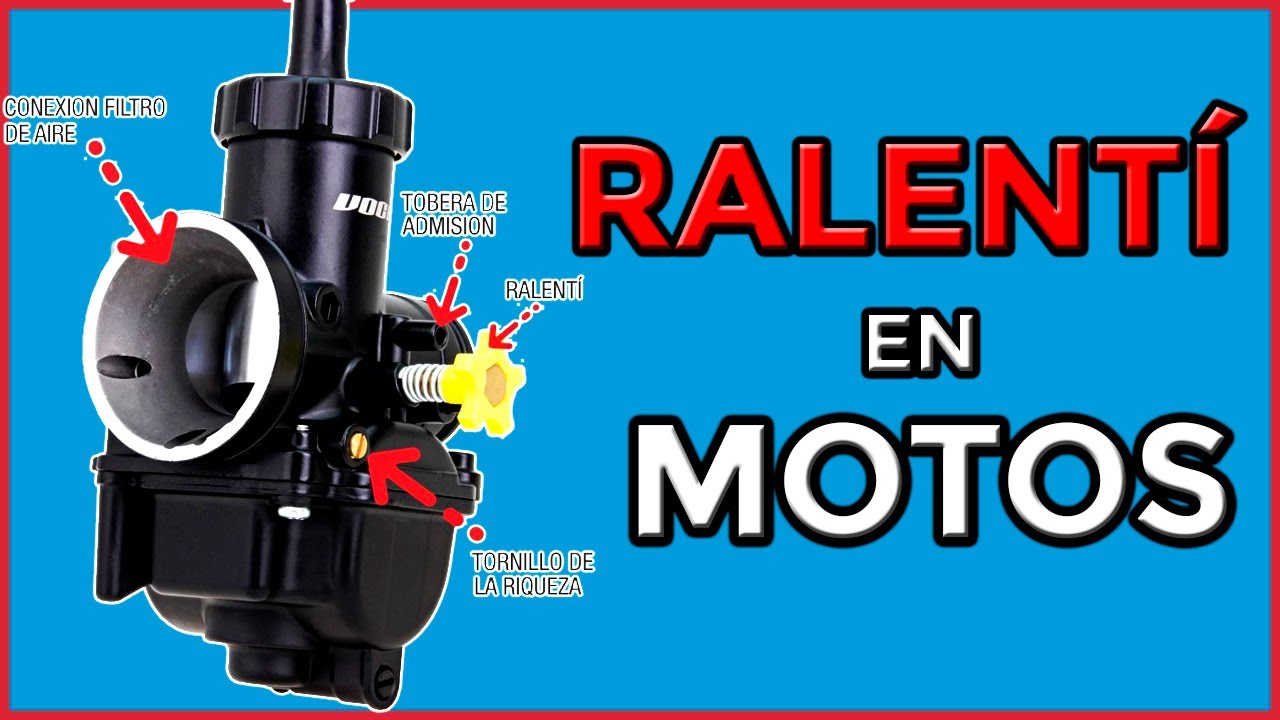 Circuito de RALENTÍ - CARBURACIÓN como nadie te lo explicó - YouTube