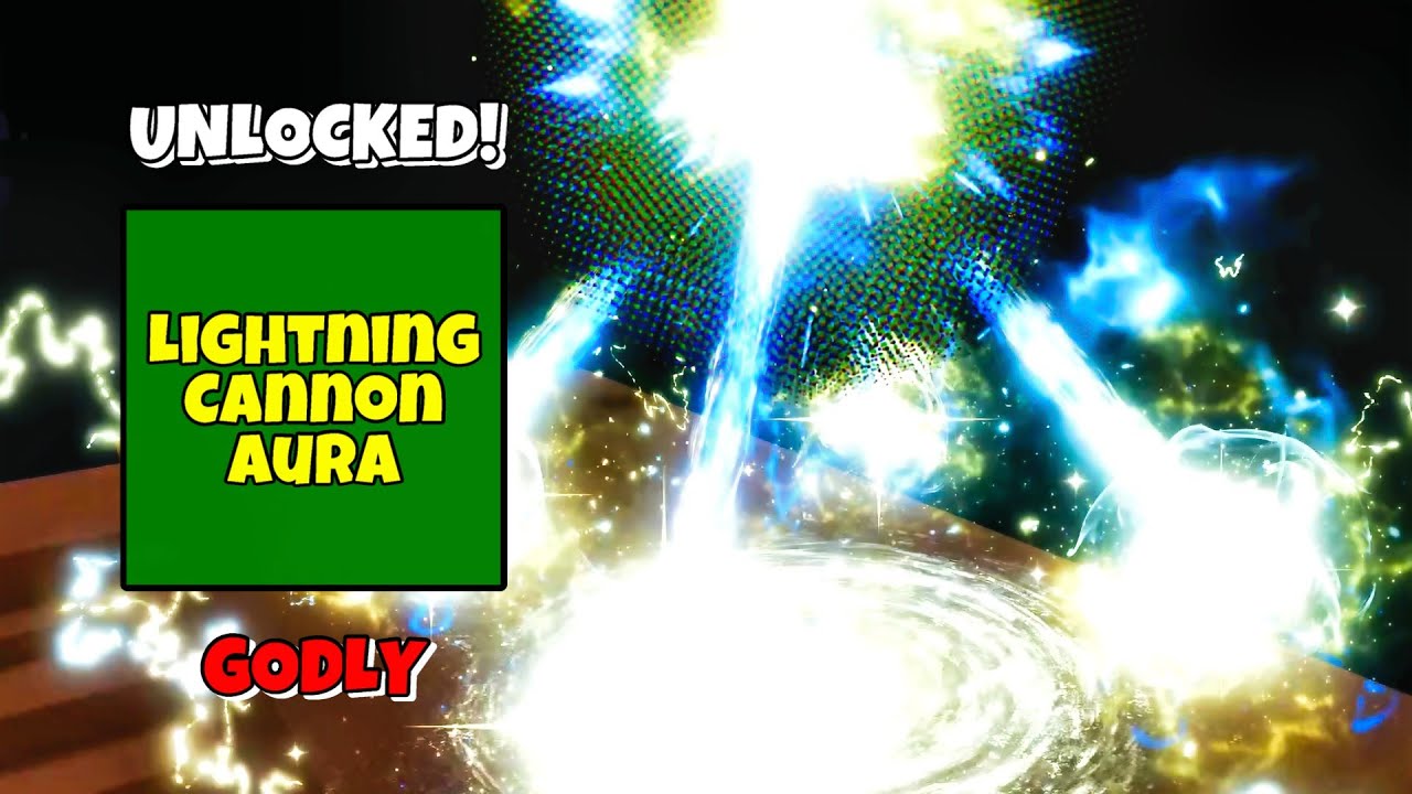 Found the [GODLY] Lightning Cannon Aura! ⚡😱 [Find The Auras] Guide ...