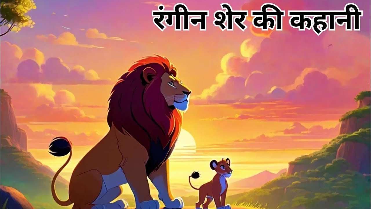 Rangeen Sher ki Kahani |Hindi Story|Moral Story|SunoSafarKahani| - YouTube