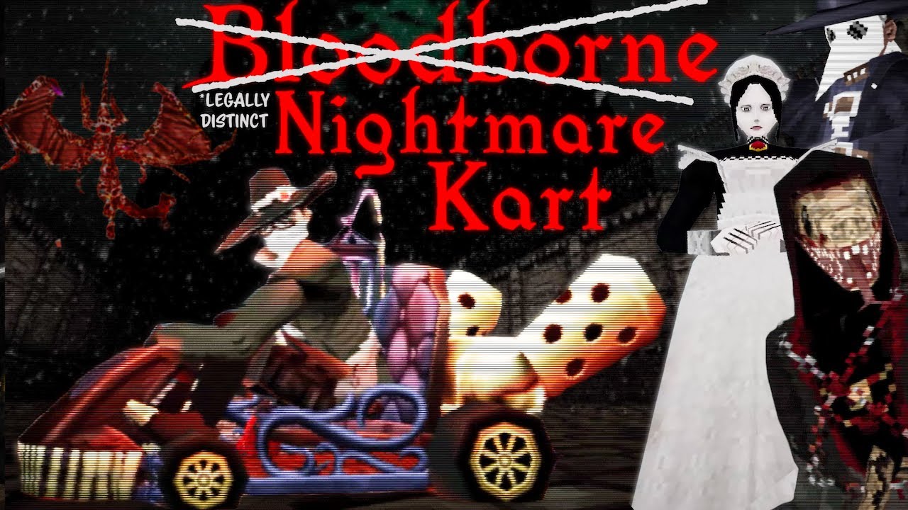 Nightmare Kart - Bloodborne Slays Mario Kart in this Superb PS1 Styled ...
