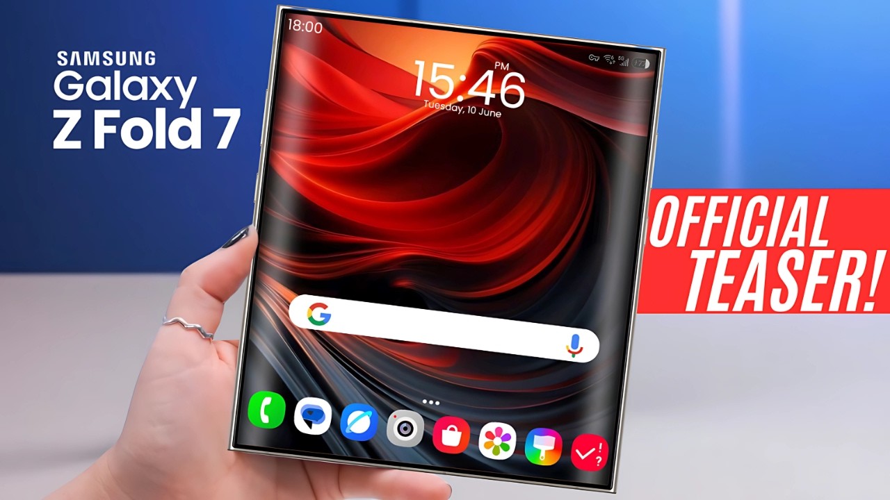 Samsung Galaxy Z Fold 7 - OFFICIAL TEASER VIDEO! - YouTube