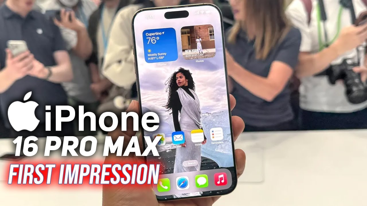 iPhone 16 Pro & 16 Pro Max Hands On- IMPRESSIVE! - YouTube