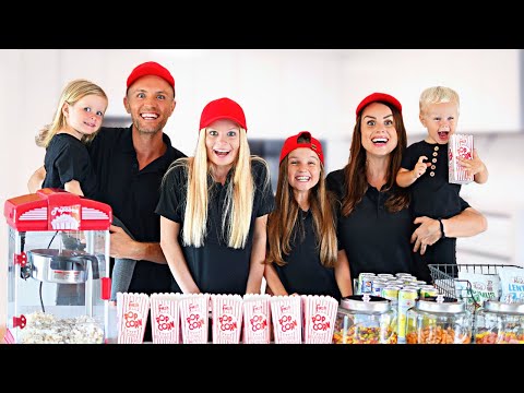We opened a CINEMA in our HOUSE! | Family Fizz