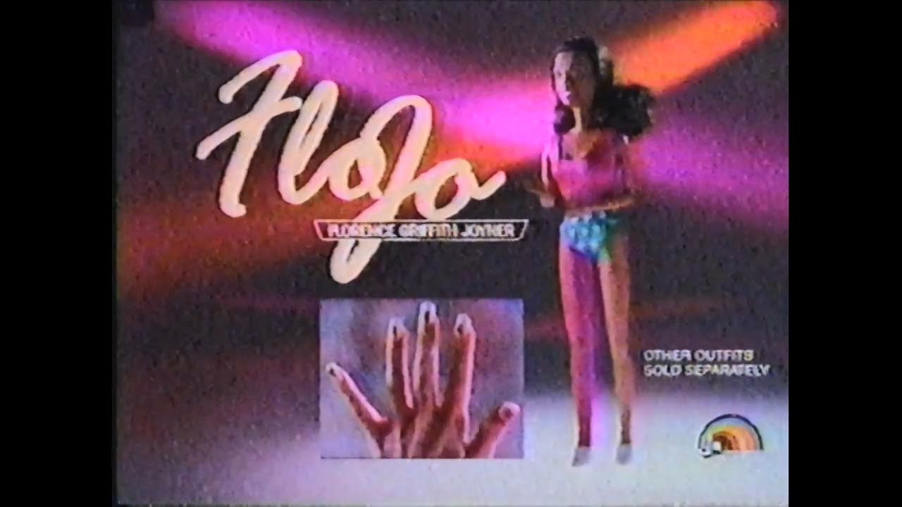 Flo-Jo Florence Griffith Joyner doll by LJN ad shown in 1989 - YouTube