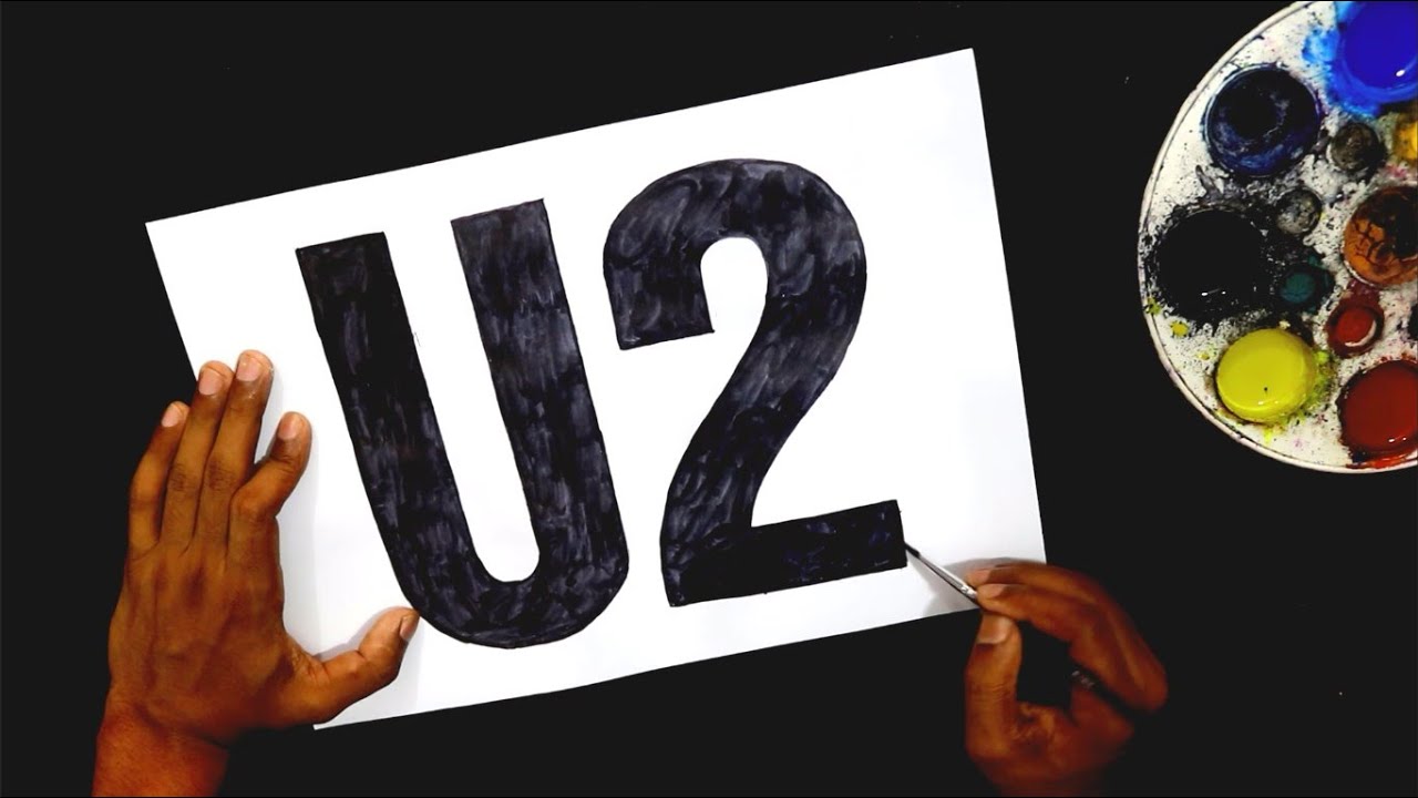 How to draw the U2 Band logo - YouTube