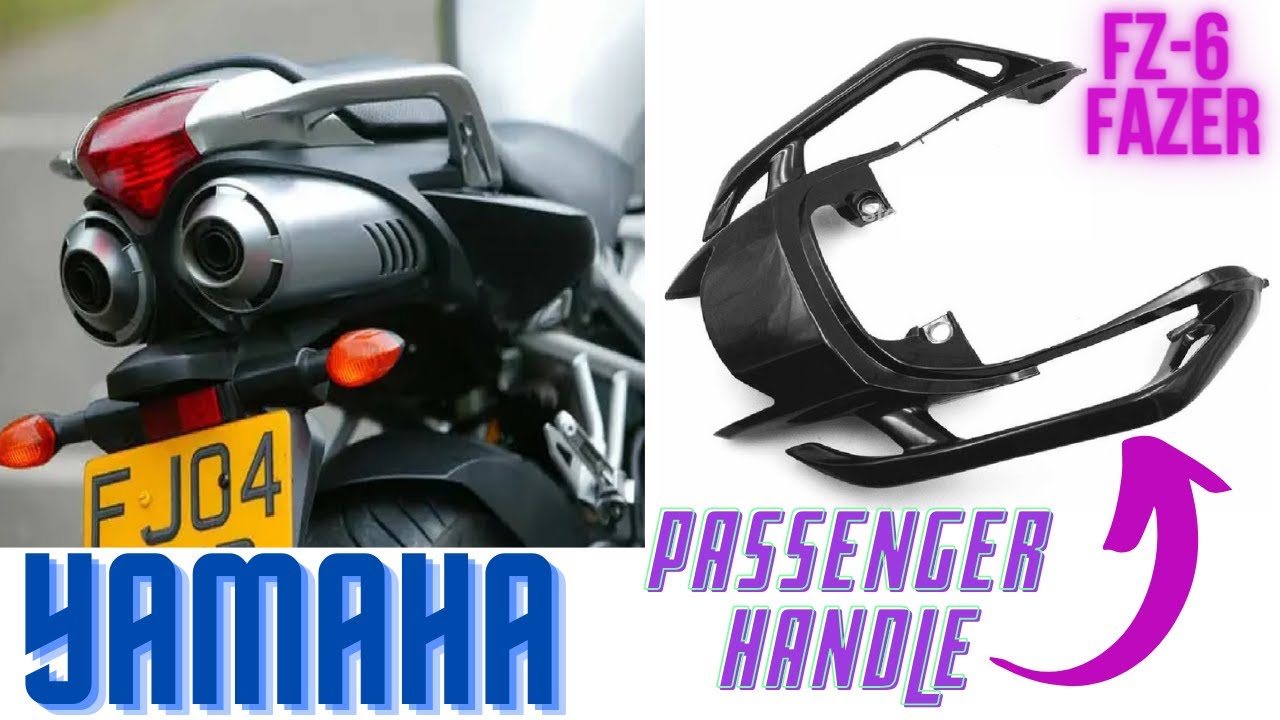 Yamaha FZ6 Rear Upper Side Fairings Panel and Handgrips Hand Grip ...