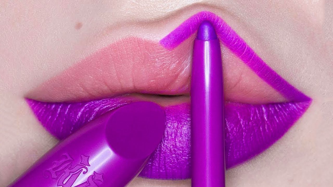 MAQUILLAJE DE LABIOS TUTORIAL ENERO 2018 _ BEST LIPSTICK & LIP ART MAKE ...