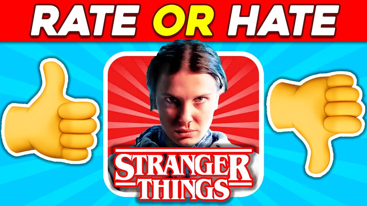 Rate or Hate Stranger Things 5 Characters Quiz - YouTube