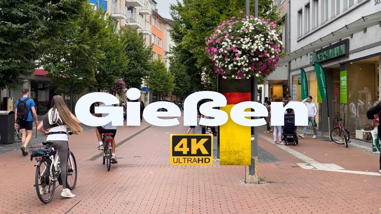 Gießen Germany 🇩🇪 | City in Hessen State ,Walking 4K 60fps UHD - YouTube