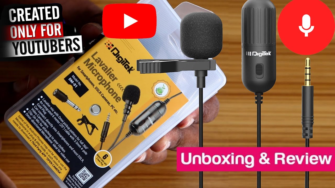 DIGITEK Launched - Collar Mic for Youtubers || Review & Comparison With ...