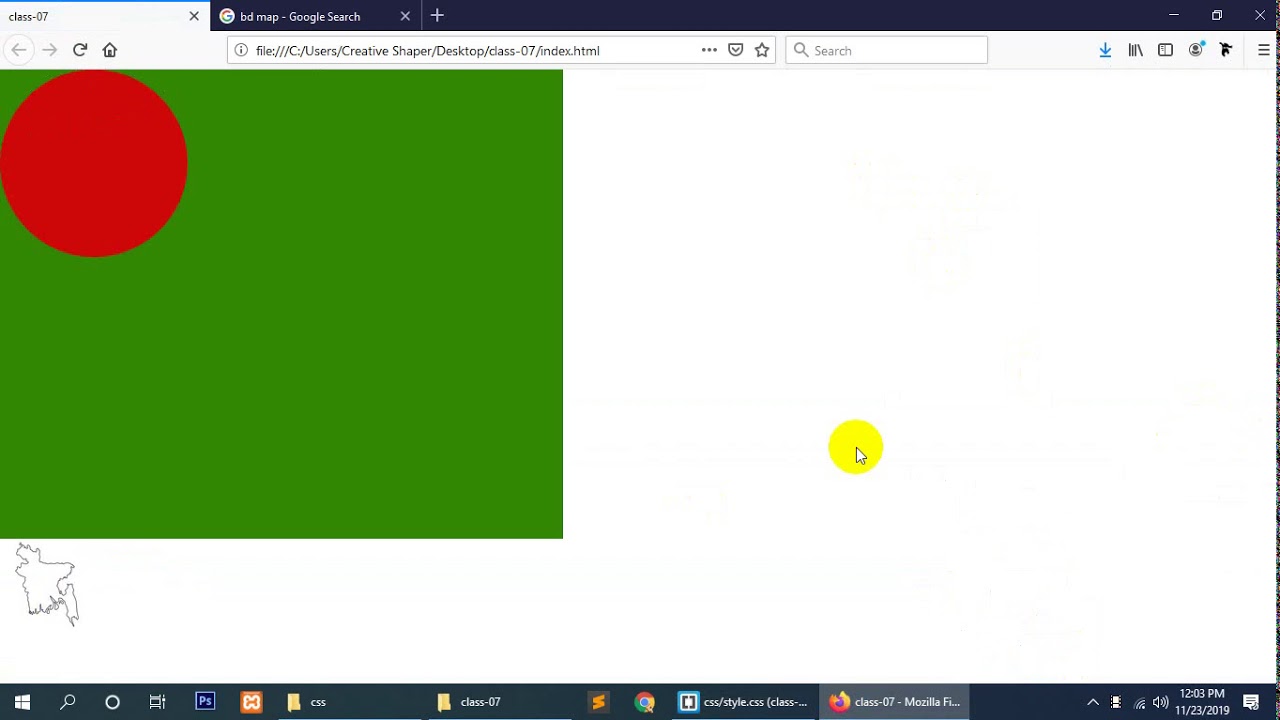 Class 7 Css Position Relative Absolute Fixed Web Design Bangla Tutorial Youtube