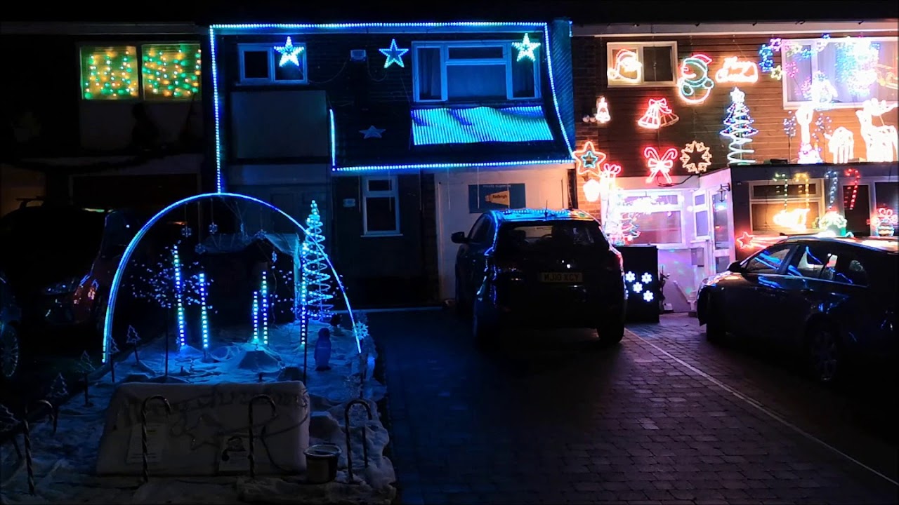 Christmas Light Display - The Prodigy Mix - Better Quality - YouTube