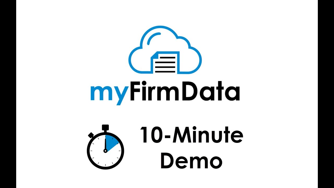 myFirmData: A 10-Minute Demo - YouTube