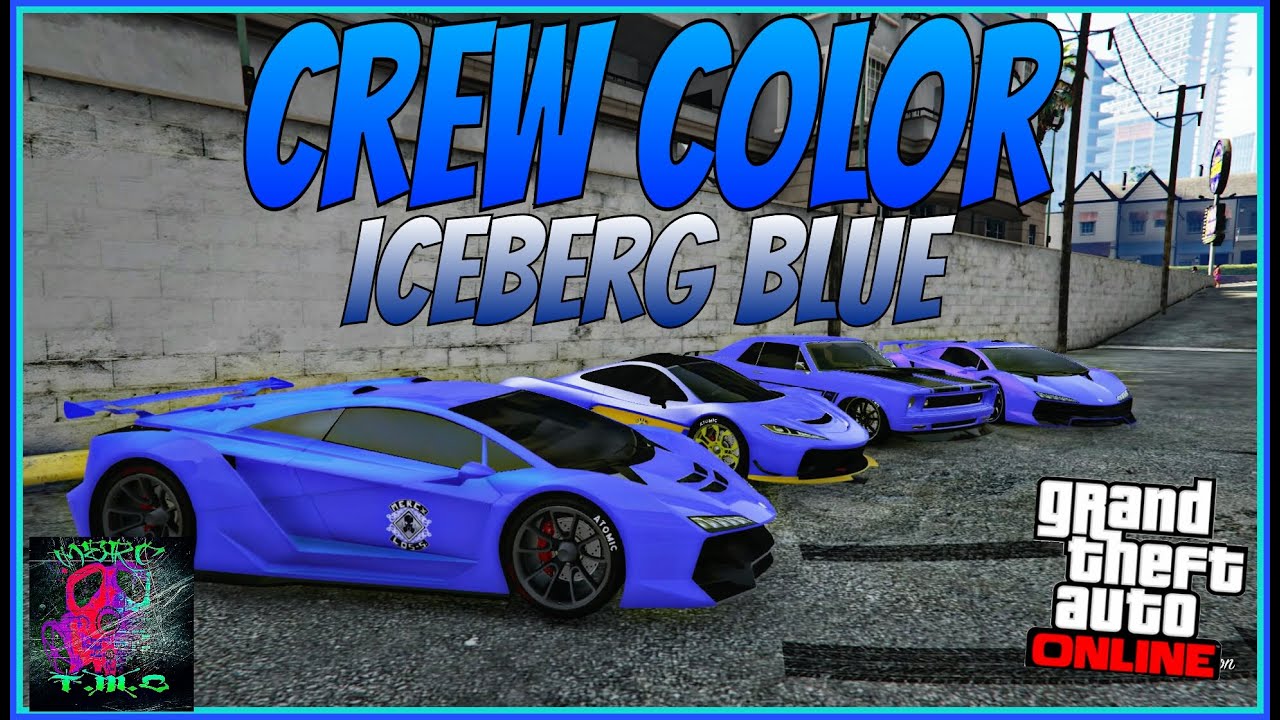crew colors on GTA Online (Iceberg blue) - YouTube
