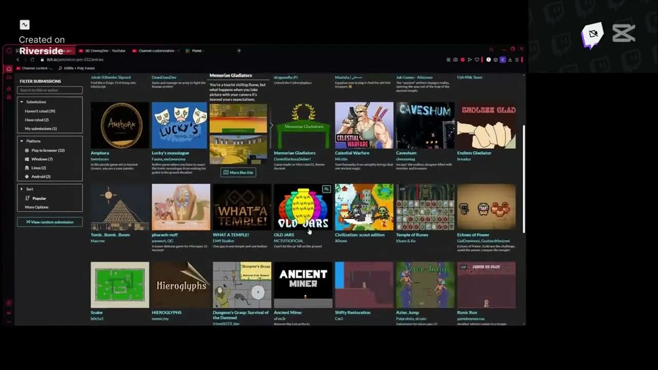 Game Dev introduction also results for who won the micro jam! - YouTube